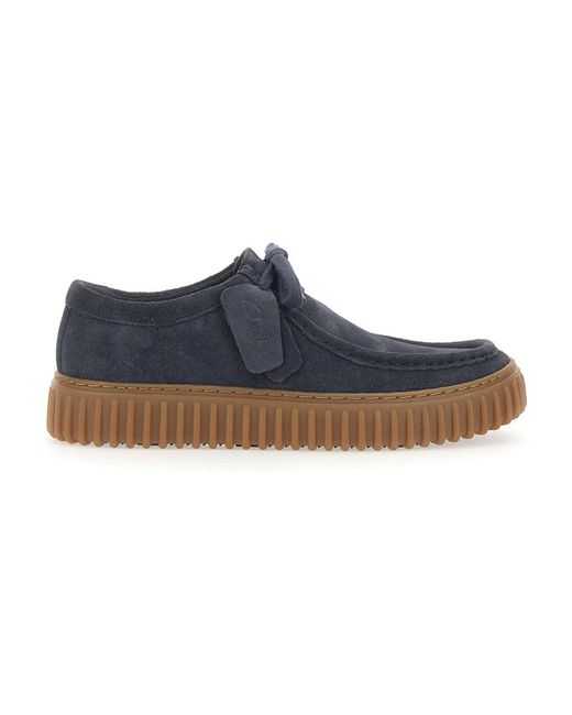 Clarks Laced Shoes in Blue for Men | Lyst UK