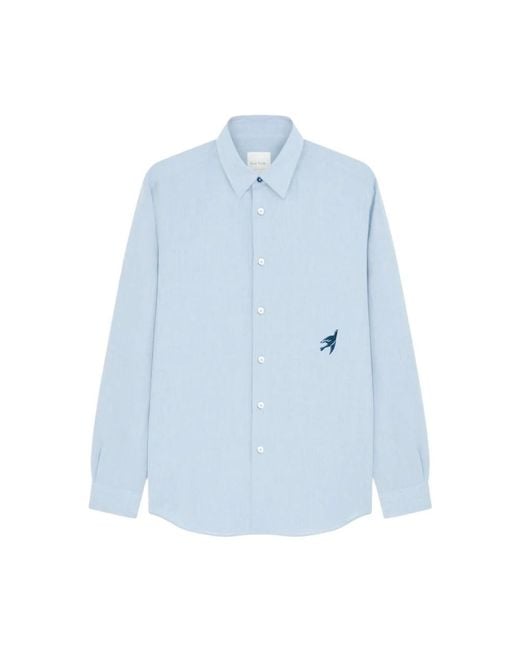 Paul Smith Casual Shirts in Blue for Men | Lyst