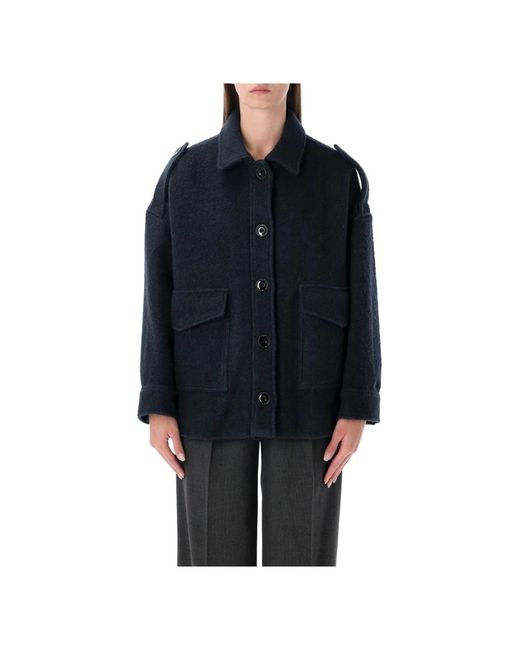 Sessun Light Jackets in Blue | Lyst