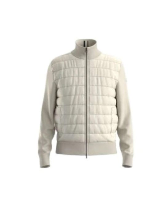 BOSS Winter Jackets in White for Men | Lyst UK