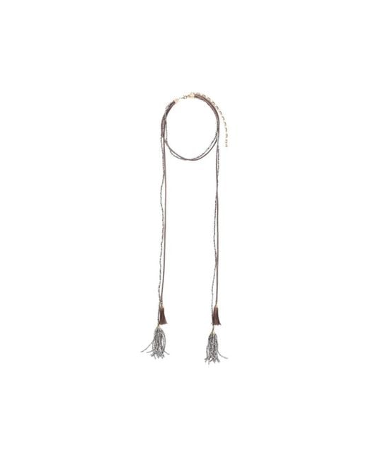 Antonelli Daphne Ketting in het Metallic | Lyst NL