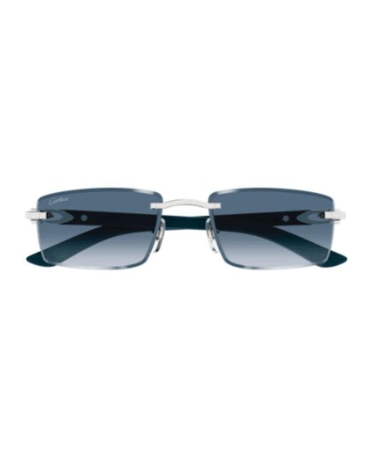 Cartier Sunglasses in Blue | Lyst