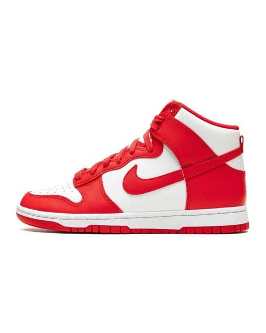Nike Sneakers in Red | Lyst