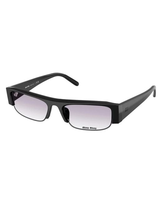 Miu Miu Sunglasses in Black | Lyst UK