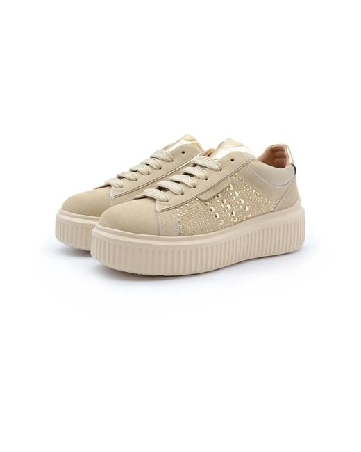 Janet & Janet Sneakers in Natural | Lyst UK
