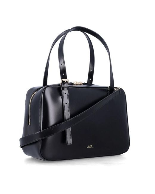 A.P.C. Handbags in Black | Lyst