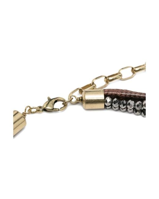 Antonelli Daphne Ketting in het Metallic | Lyst NL