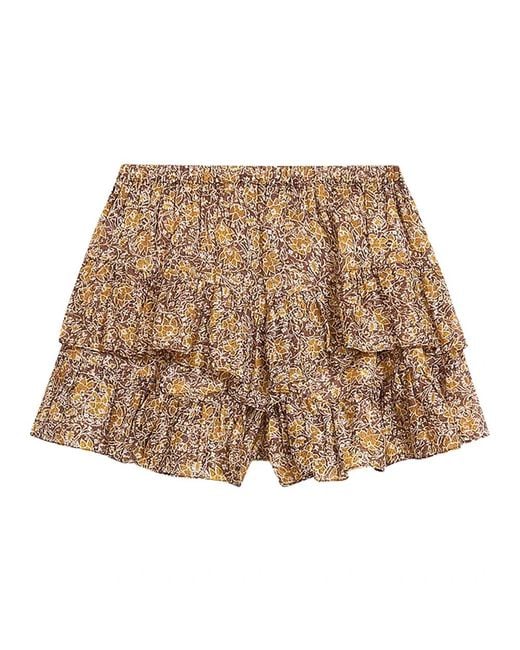 Isabel Marant Short Skirts in Brown | Lyst UK