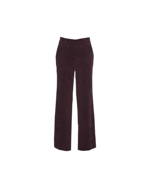 Cambio Wide Trousers in Purple | Lyst UK