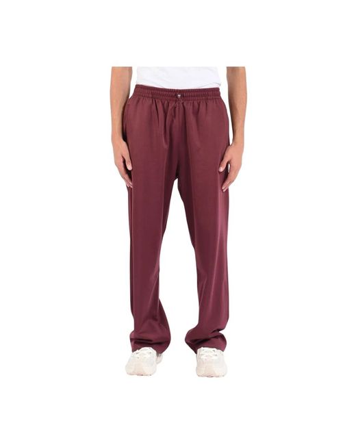 Arte' Wide Trousers in Red for Men | Lyst UK