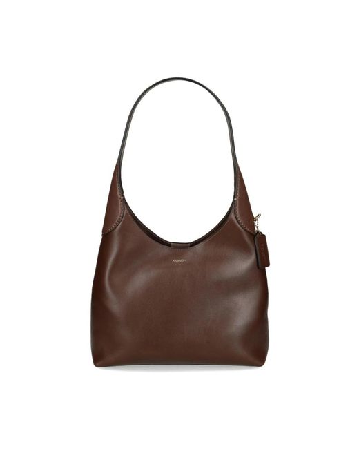 COACH Shoulder Bags in Brown | Lyst UK