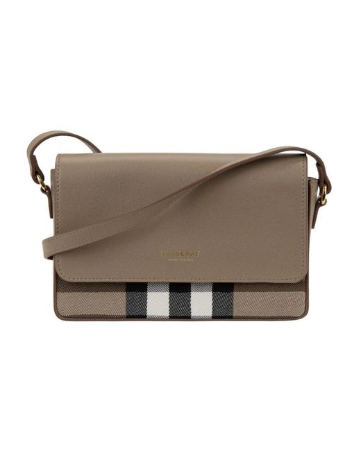 Burberry Cross Body Bags in Natural | Lyst