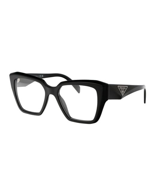 Prada Glasses in Black | Lyst UK