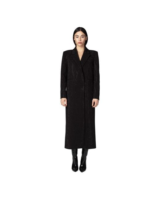 TWENTYFOUR Haitch Coat in Schwarz | Lyst DE