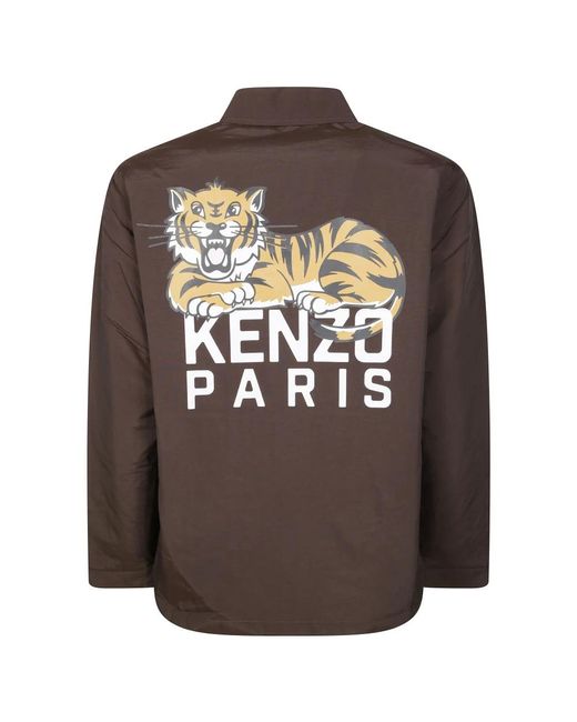 KENZO Light Jackets in Brown for Men | Lyst