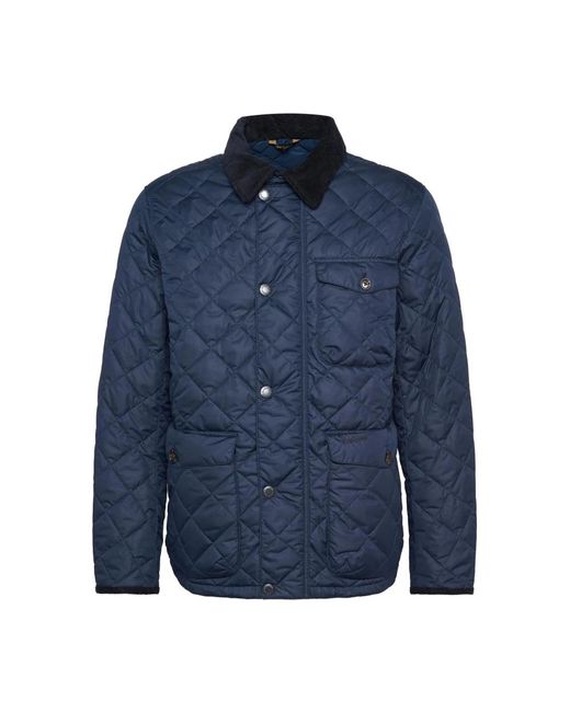 Barbour Winter Jackets in Blue for Men | Lyst UK