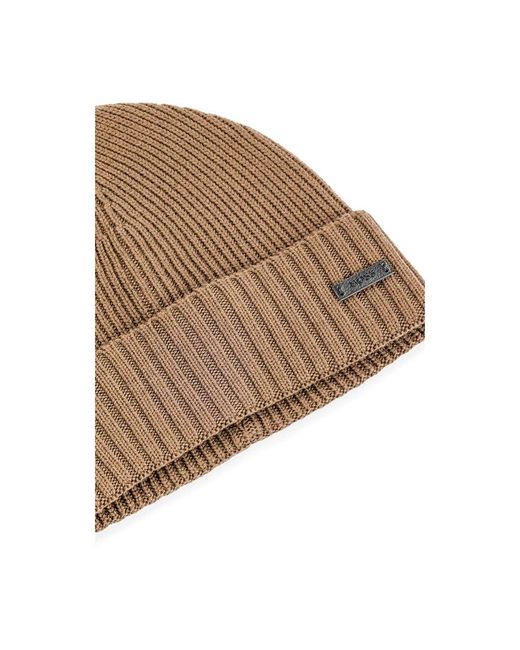 BOSS Beanies in Brown | Lyst UK