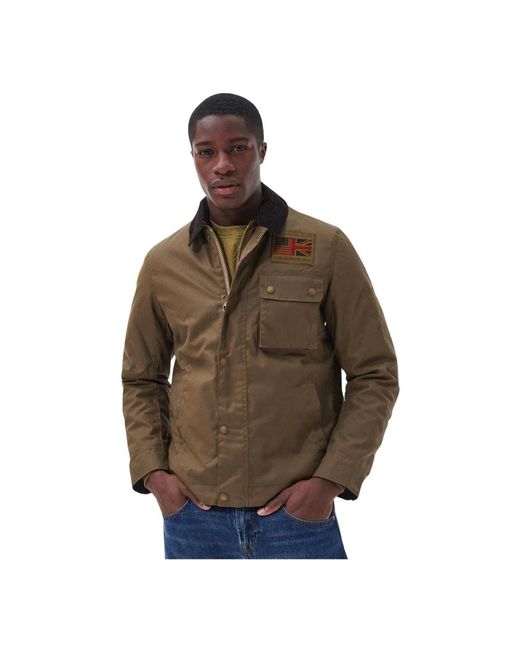 Barbour Light Jackets in Brown for Men | Lyst UK