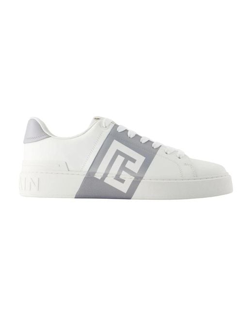 Balmain Sneakers in Grey for Men | Lyst UK