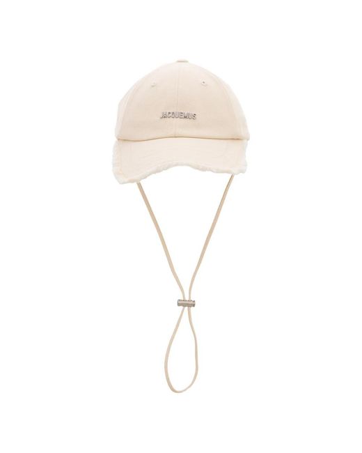Jacquemus Caps in Natural | Lyst UK
