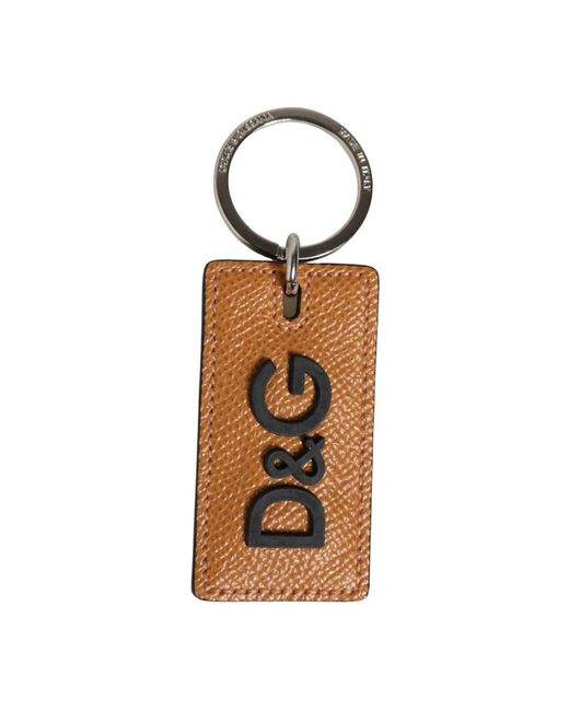 Dolce & Gabbana Keyrings in Brown for Men | Lyst UK