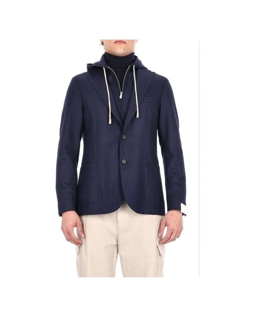 Eleventy Blazers in Blue for Men | Lyst UK