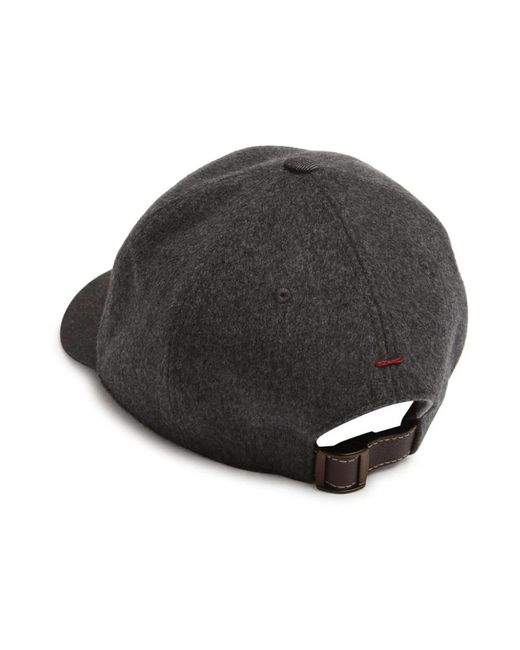 Brunello Cucinelli Caps in Black for Men | Lyst