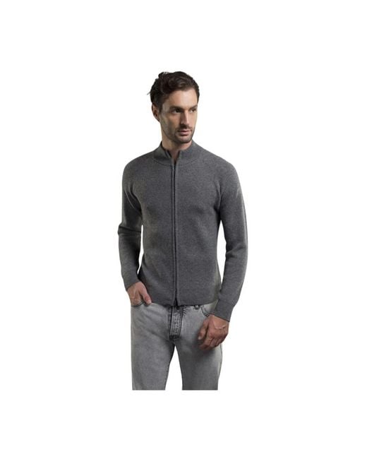 Cardigans da Uomo di Moorer in Grigio | Lyst