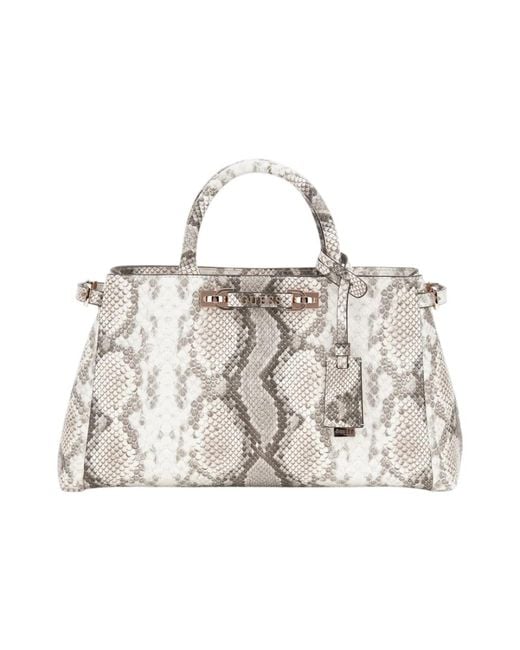 Handbags Guess en coloris Métallisé | Lyst
