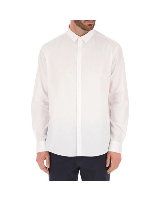 Moschino Casual Shirts in White for Men | Lyst