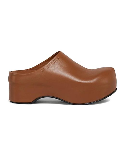 Marni Clogs in Brown | Lyst UK