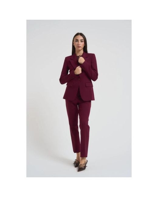 Manila Grace Blazers in Purple | Lyst UK
