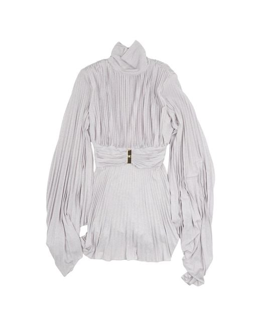 Elisabetta Franchi Short Dresses in White | Lyst UK