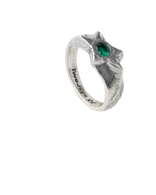 Twojeys Rings in Metallic | Lyst UK