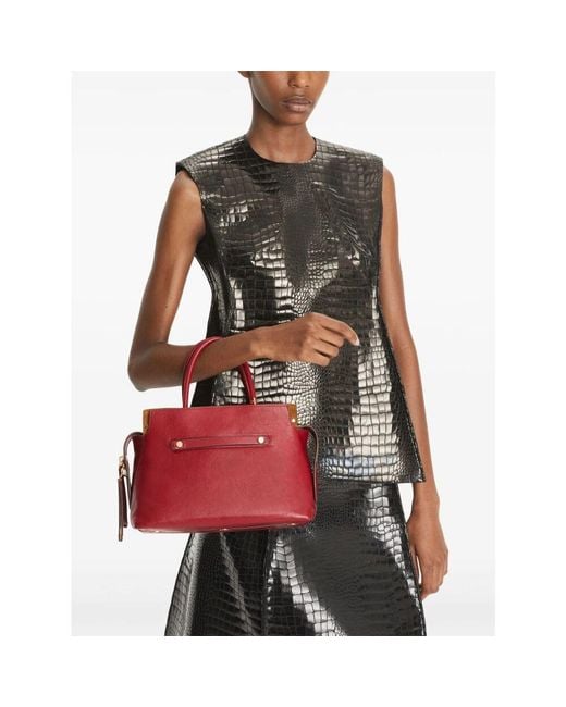 Tory Burch Handbags in Red | Lyst