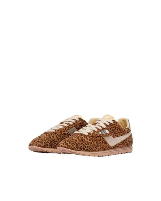 Autry Sneakers in Brown | Lyst UK