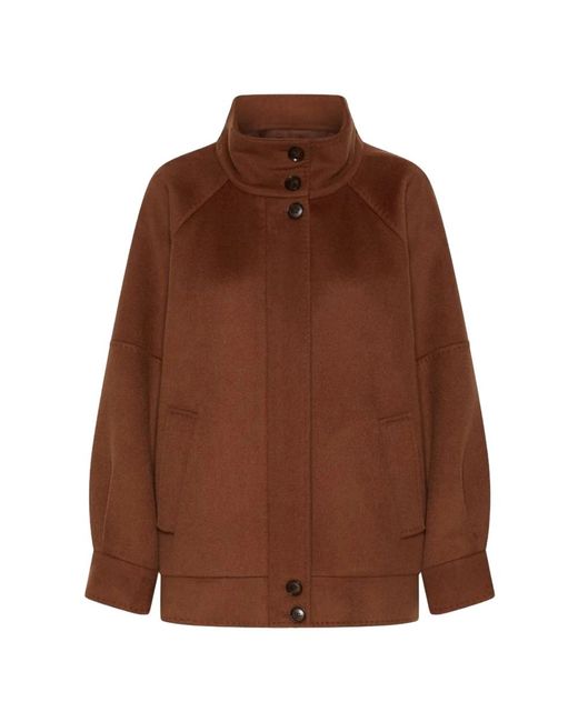 Marella Light Jackets in Brown | Lyst UK