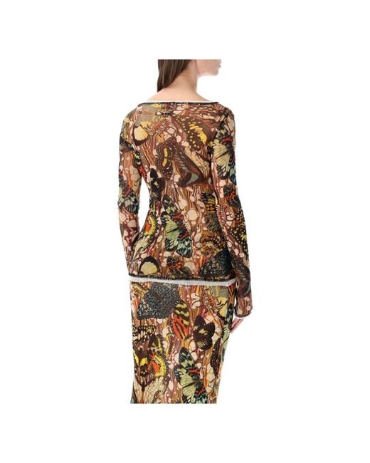 Jean Paul Gaultier Blouses in Brown | Lyst UK