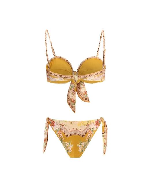 Zimmermann Bikinis in Metallic | Lyst