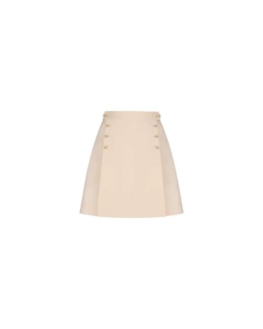 Dior Short Skirts in Natural | Lyst UK
