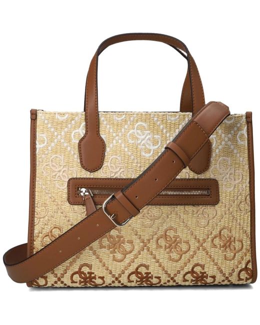 Guess Handbags in Brown | Lyst