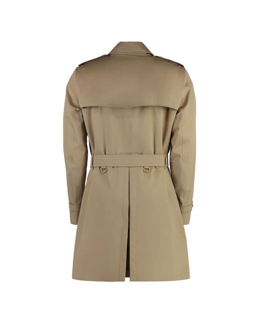Burberry Trench Coats in Natural for Men | Lyst