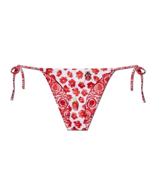Versace Bikinis in Red | Lyst