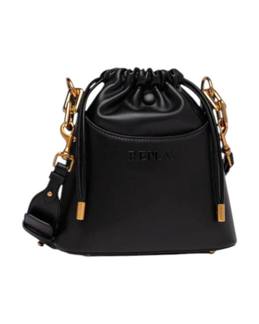 Replay Bucket Bags in Black | Lyst