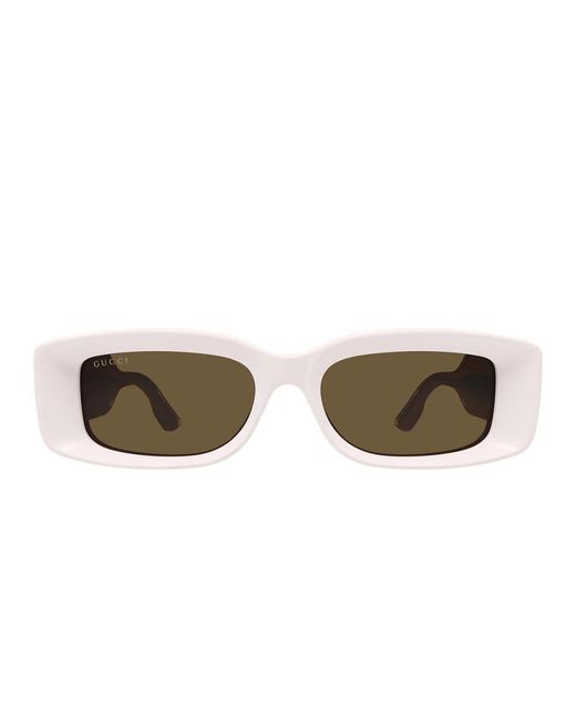 Gucci Sunglasses in White | Lyst UK