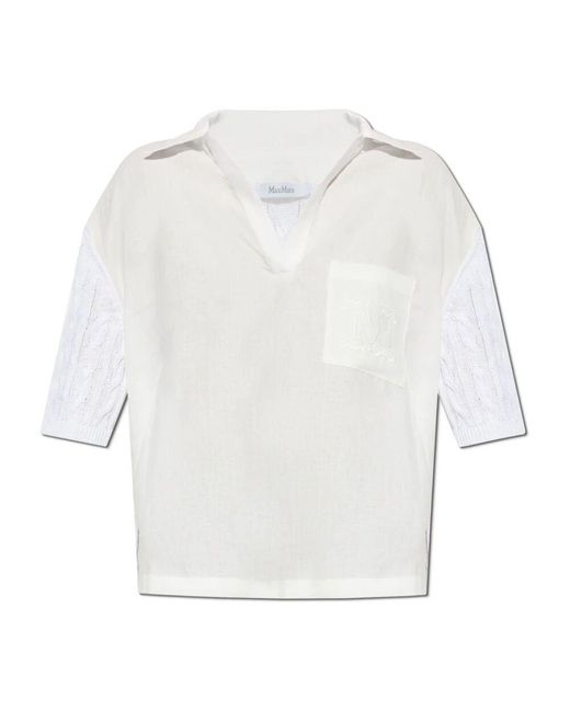 Max Mara Polo Shirts in White | Lyst