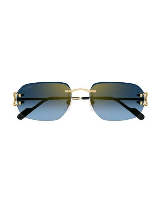 Cartier Sunglasses in Blue for Men | Lyst UK