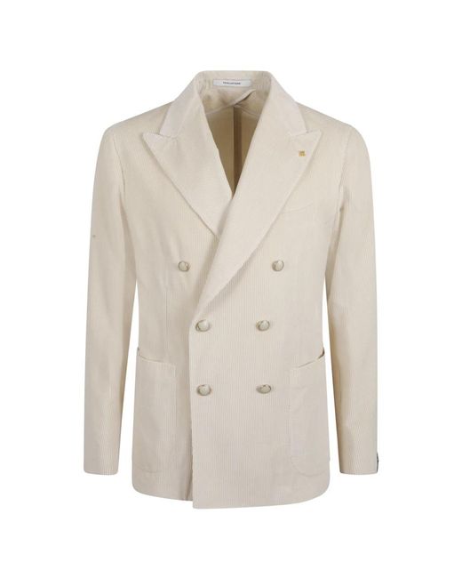 Tagliatore Blazers in Natural for Men | Lyst UK