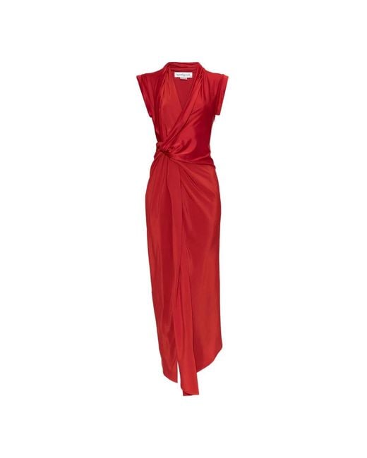 Victoria Beckham Maxi Dresses in Red | Lyst UK