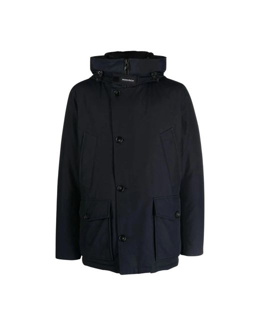 Woolrich Winter Jackets in Blue for Men | Lyst UK